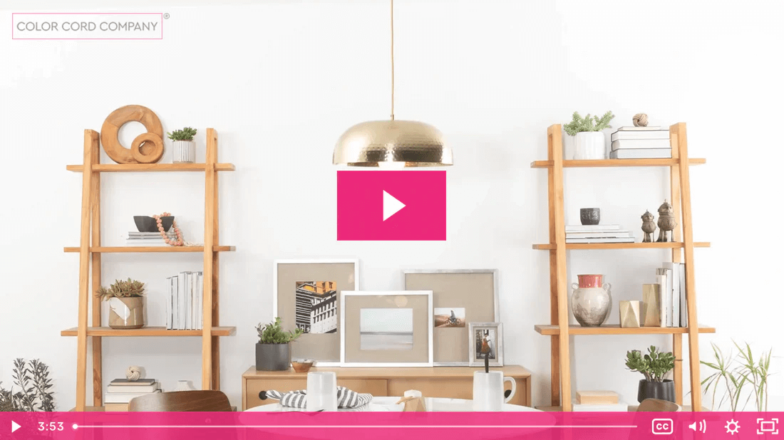 Installing Pendant Lighting | DIY | Color Cord Company