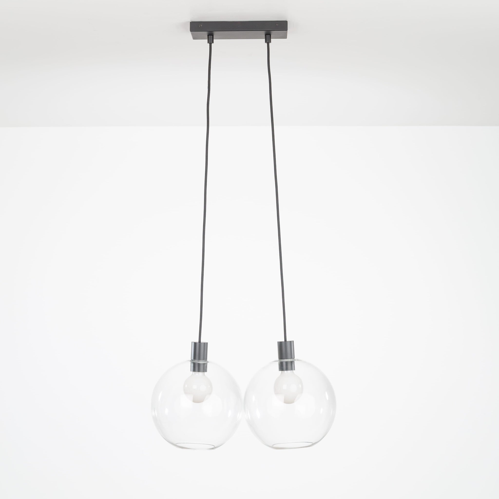 AiO Dash Multiport Chandelier - 10 Inch Glass Globe – Color Cord Company