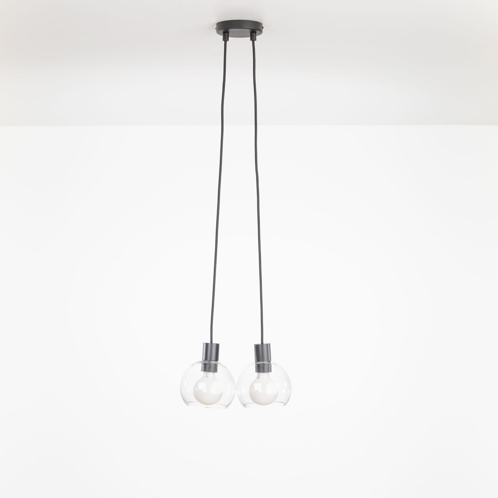 AiO Dot Multiport Chandelier - 6 Inch Glass Globe – Color Cord Company