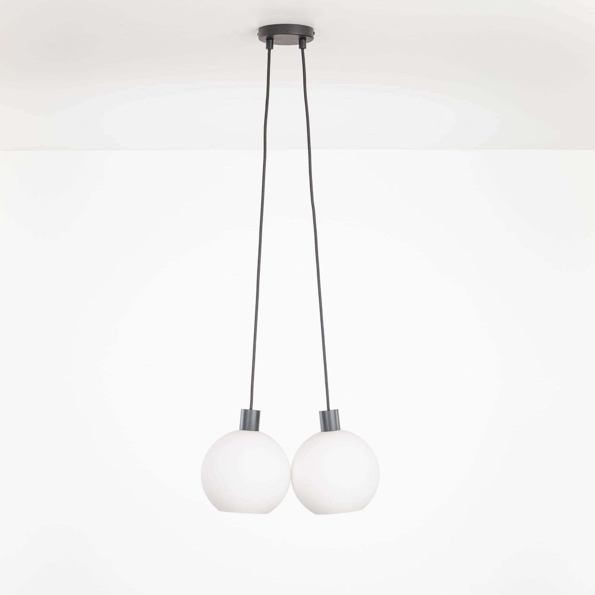 AiO Dot Multiport Chandelier - 8 Inch Glass Globe – Color Cord Company