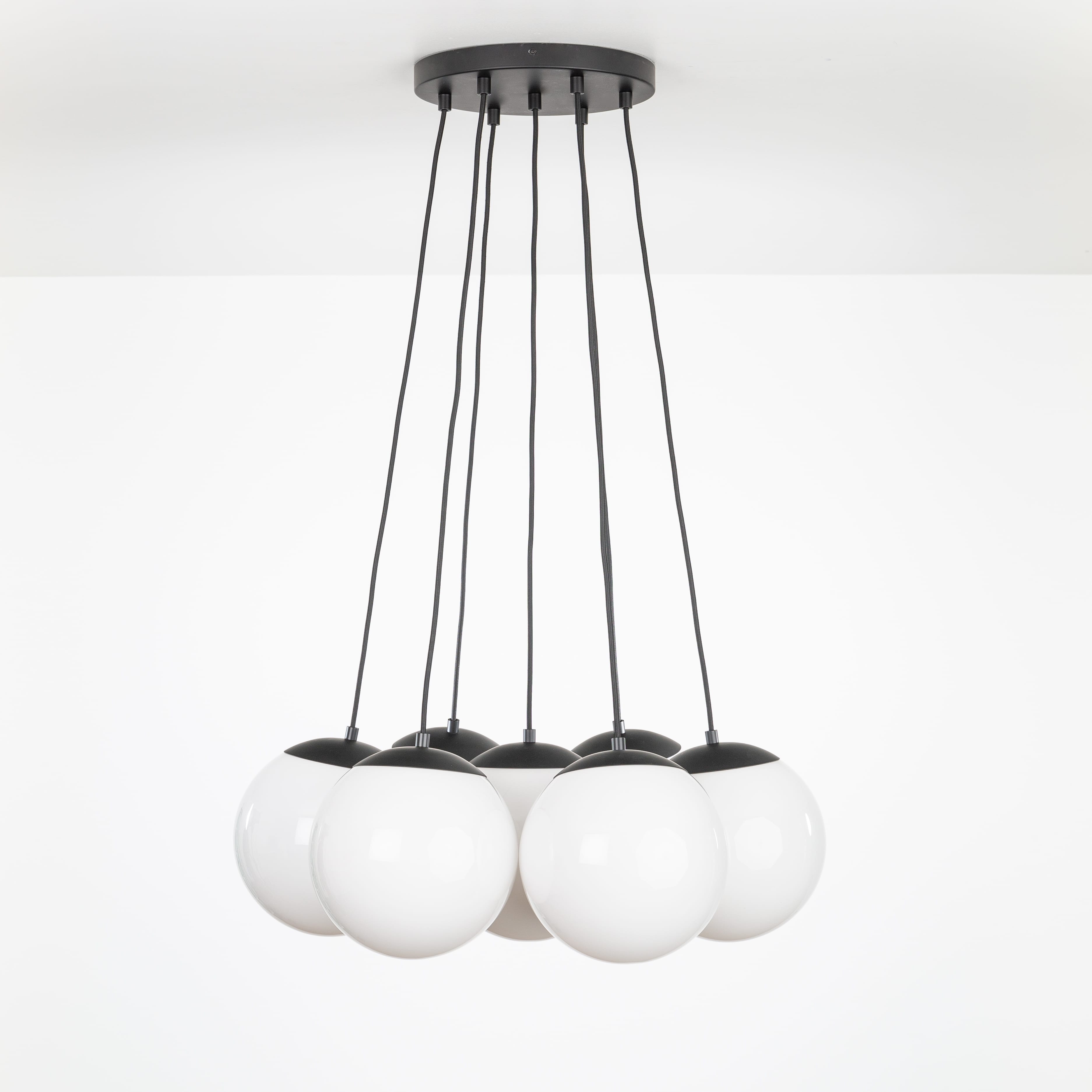 Mod Globe Loop Multiport Chandelier - 10in – Color Cord Company