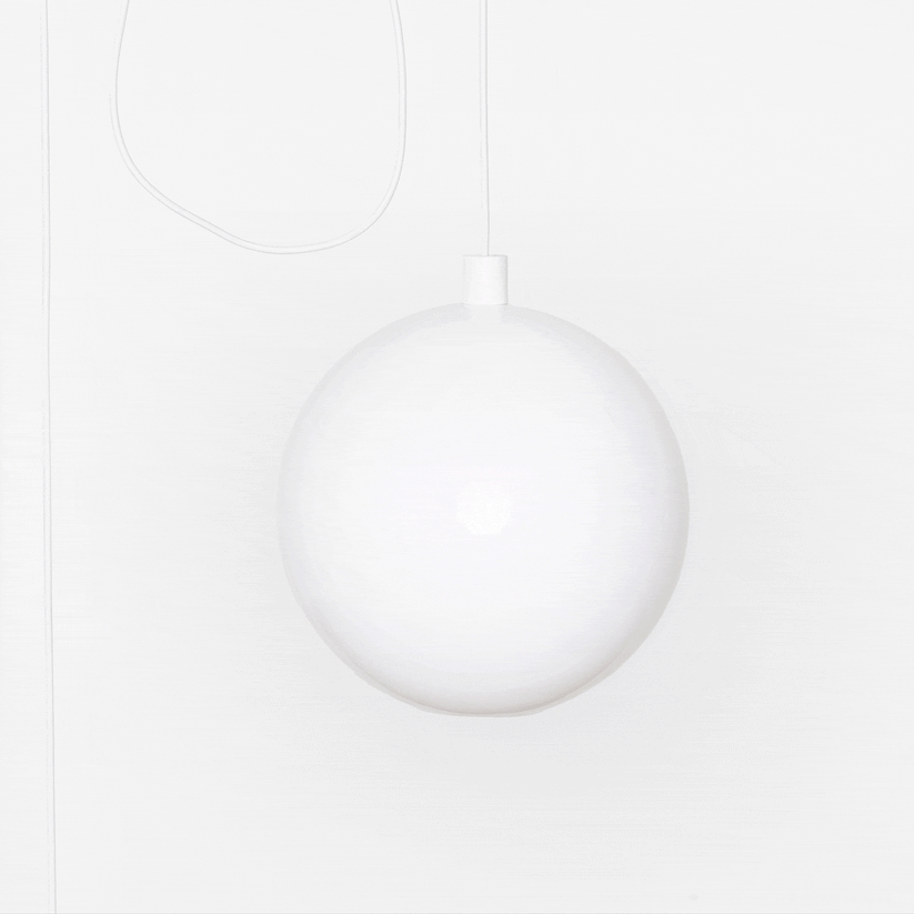 AiO Outdoor Pendant with 16" Acrylic Globe – Color Cord Company
