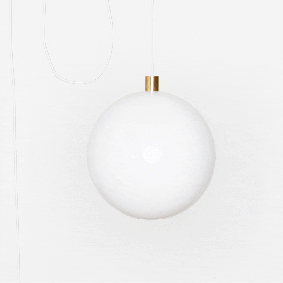 AiO Outdoor Pendant with 16" Acrylic Globe – Color Cord Company