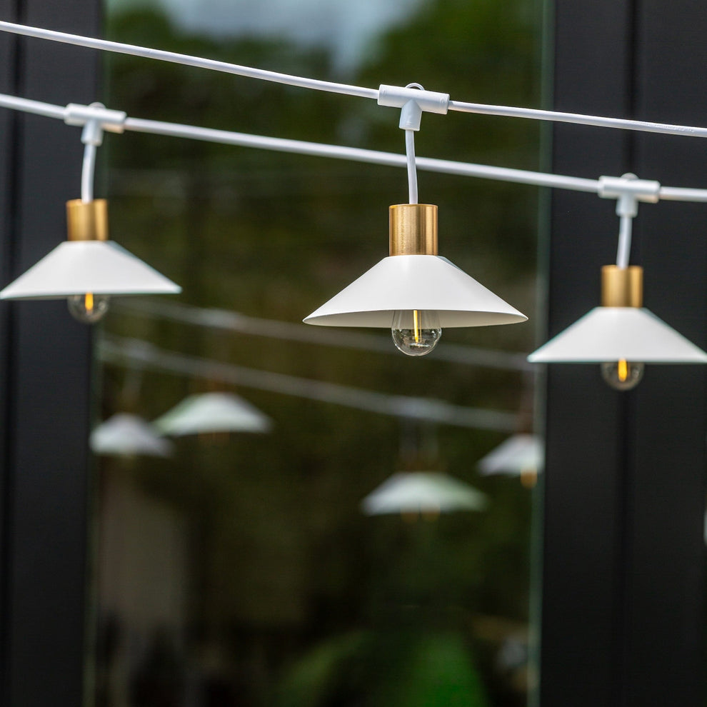 String Lights with Shades | Shop Color Cord Company