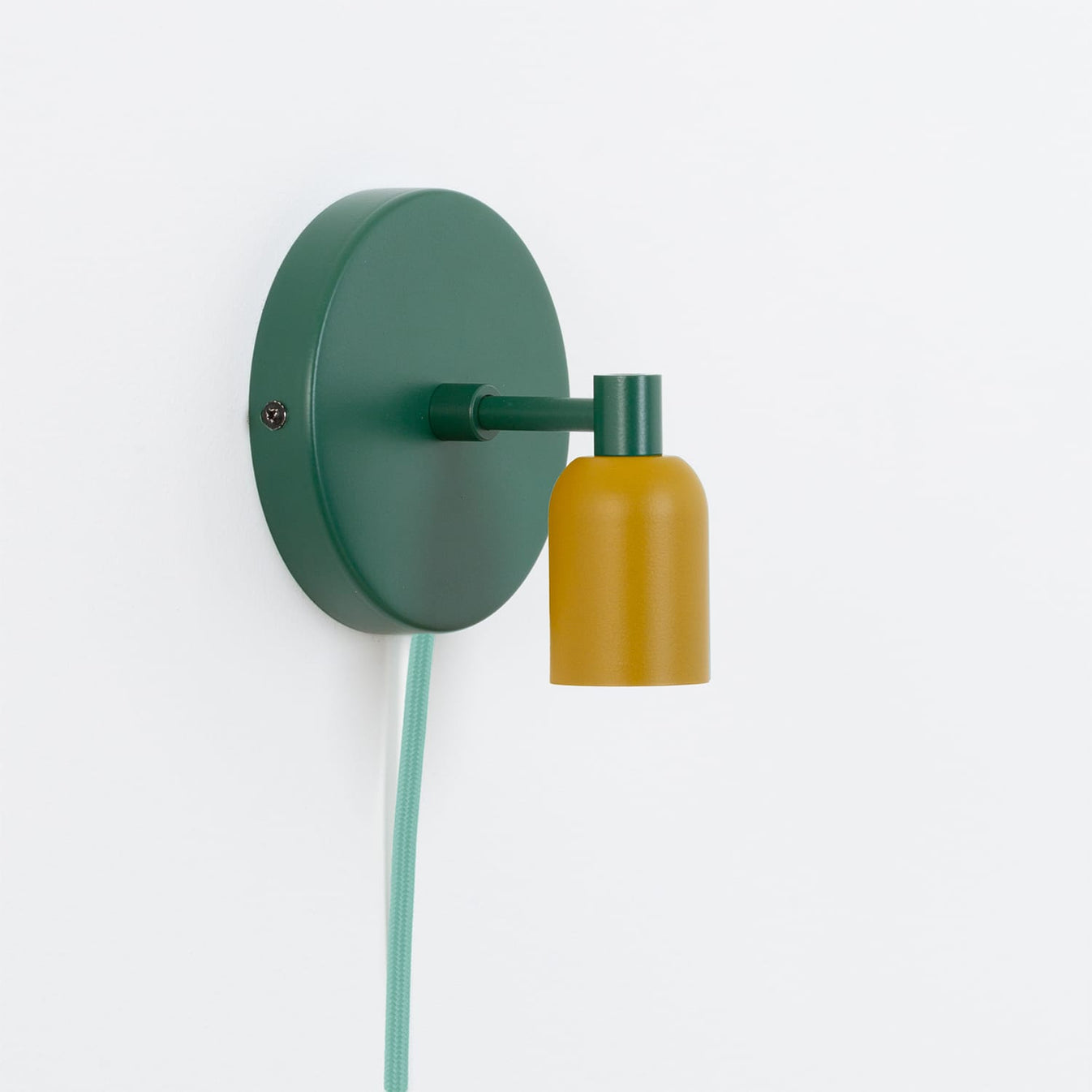 Boutique Color Block Junction Mini Solo Plug-In Sconce – Color Cord Company