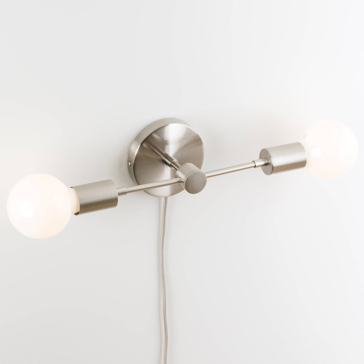 Double-Arm Duo Plug-in Sconce | Shop Plug-In Light Fixtures – Color ...