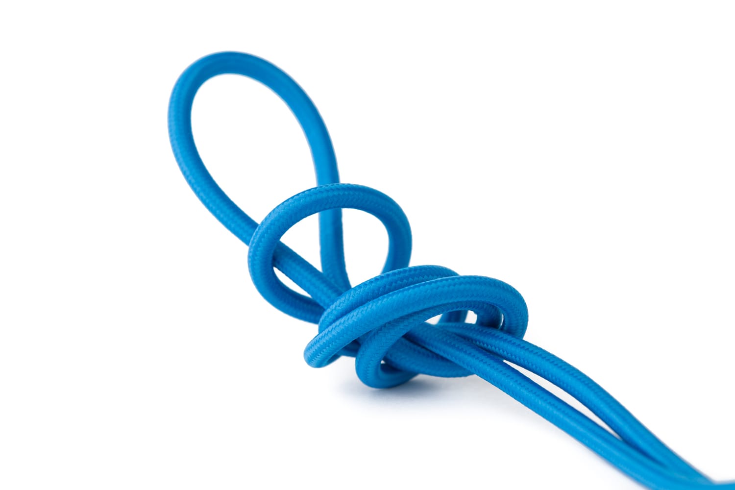 Cloth Covered WIre - Electric Blue – Color Cord Company