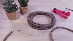 DIY Fabric Wire by the Foot - Mica – Color Cord Company