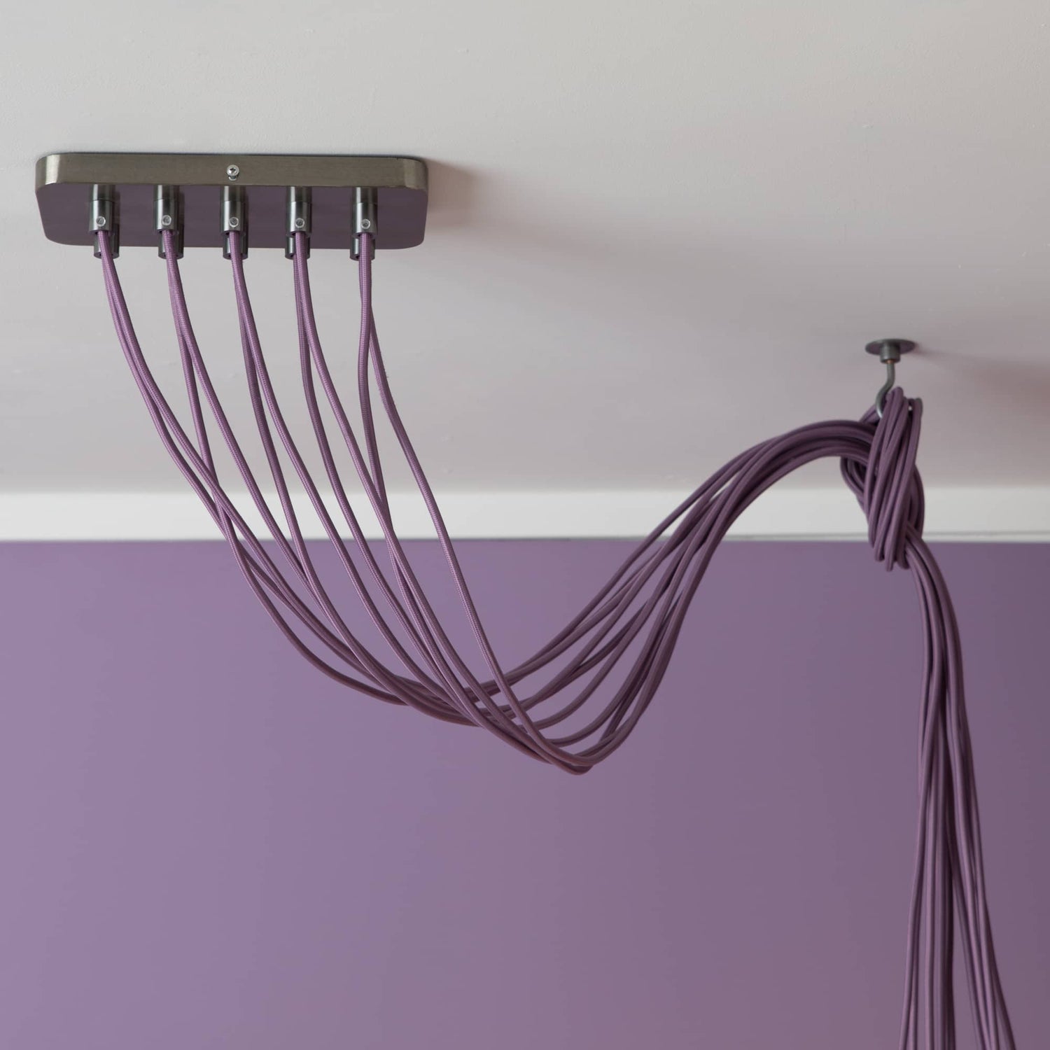 Cloth Covered Wire - Amethyst – Color Cord Company