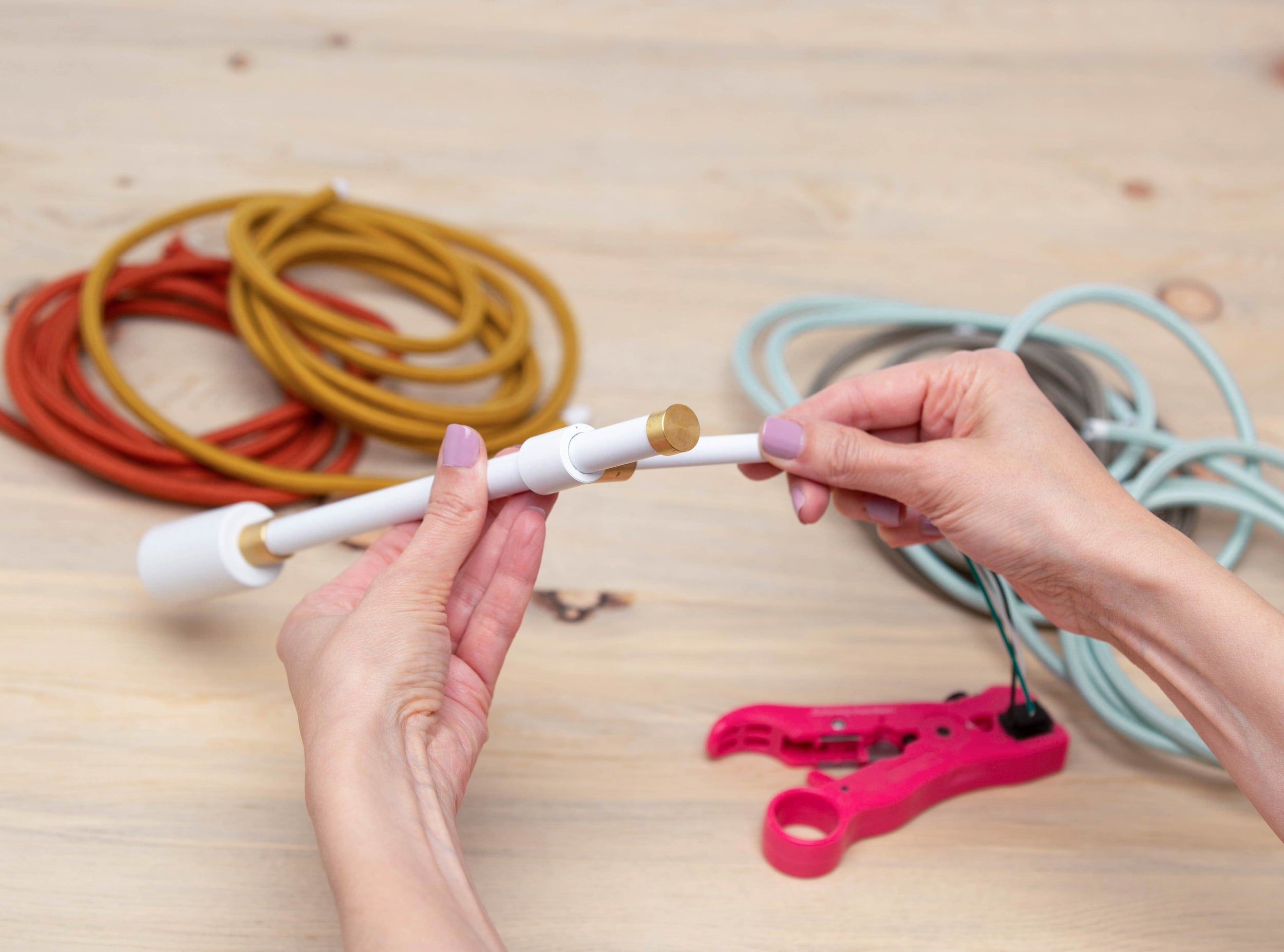 1/4 IPS Cap Finial for Lighting Tubing | Color Cord Company