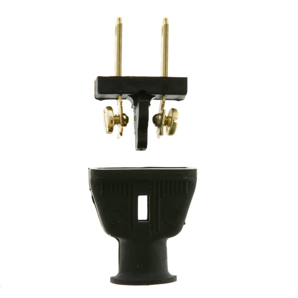 Plug End | 2-Prong Plug | Rubber Plug | Color Cord Company