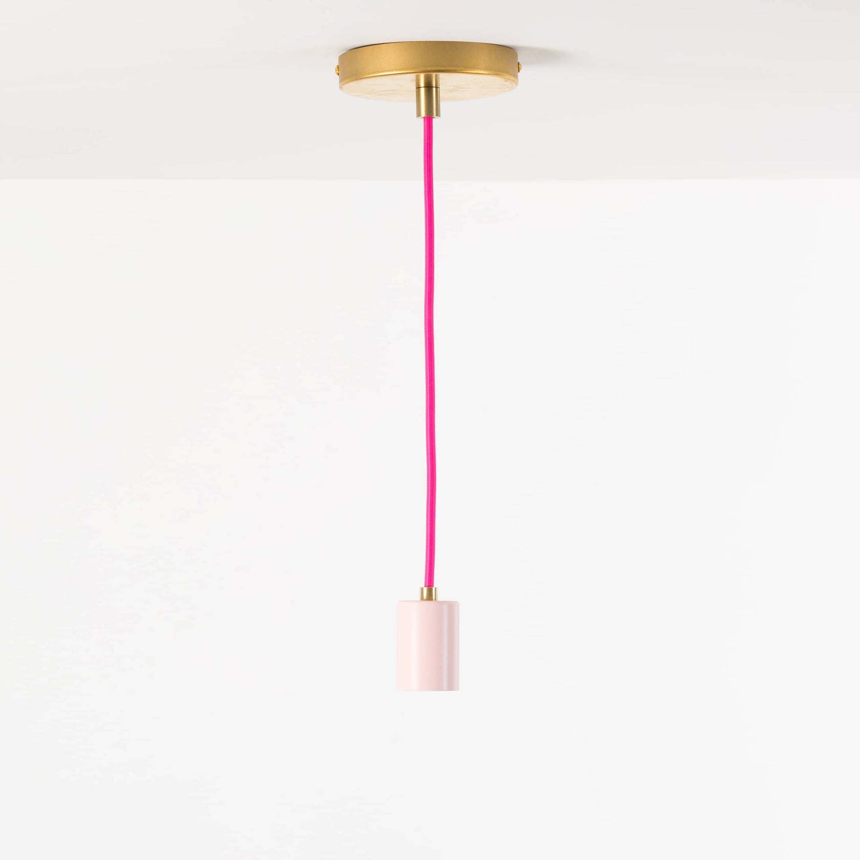 Flat Top Single Pendant Light | Color Cord Company