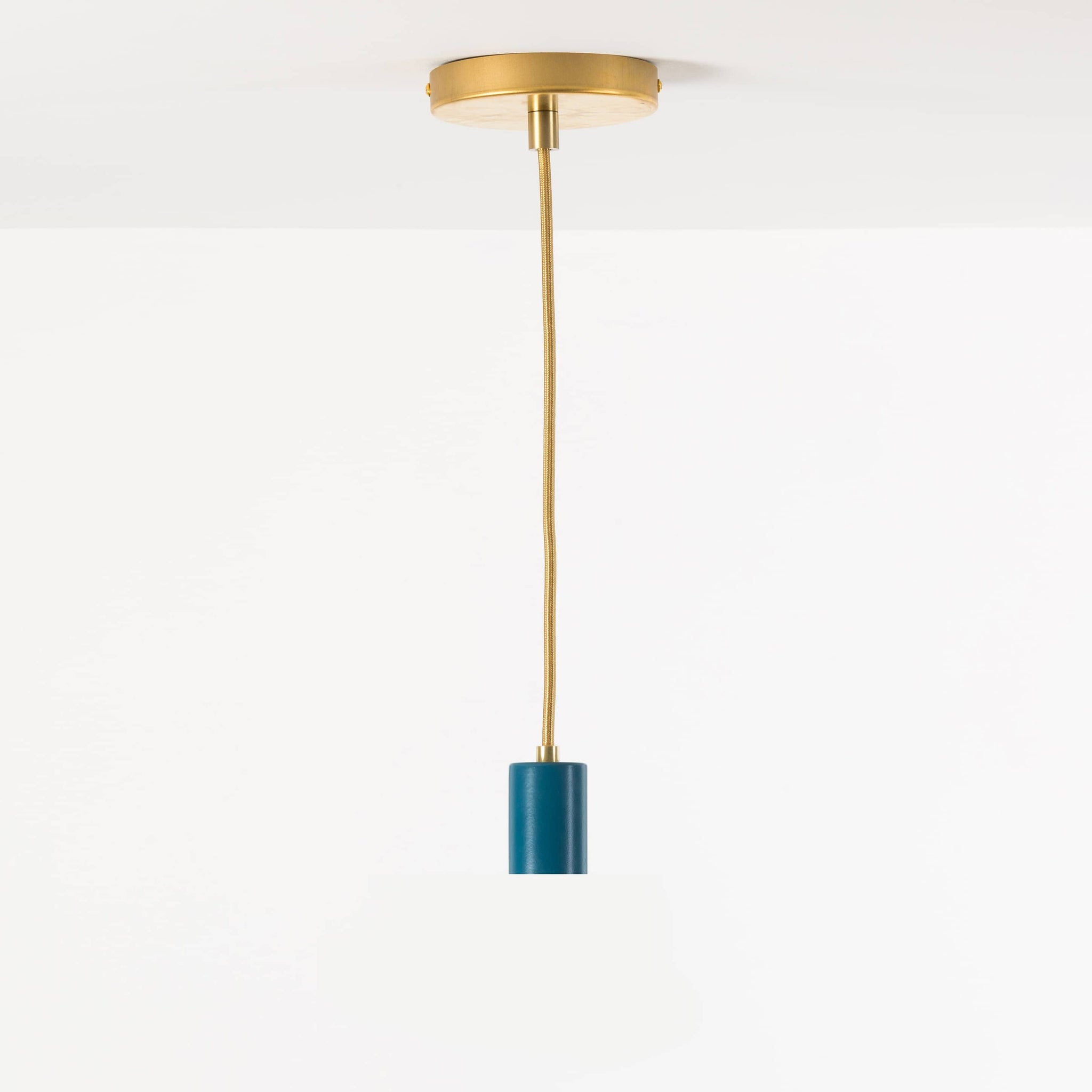 Flat Top Single Pendant Light | Color Cord Company