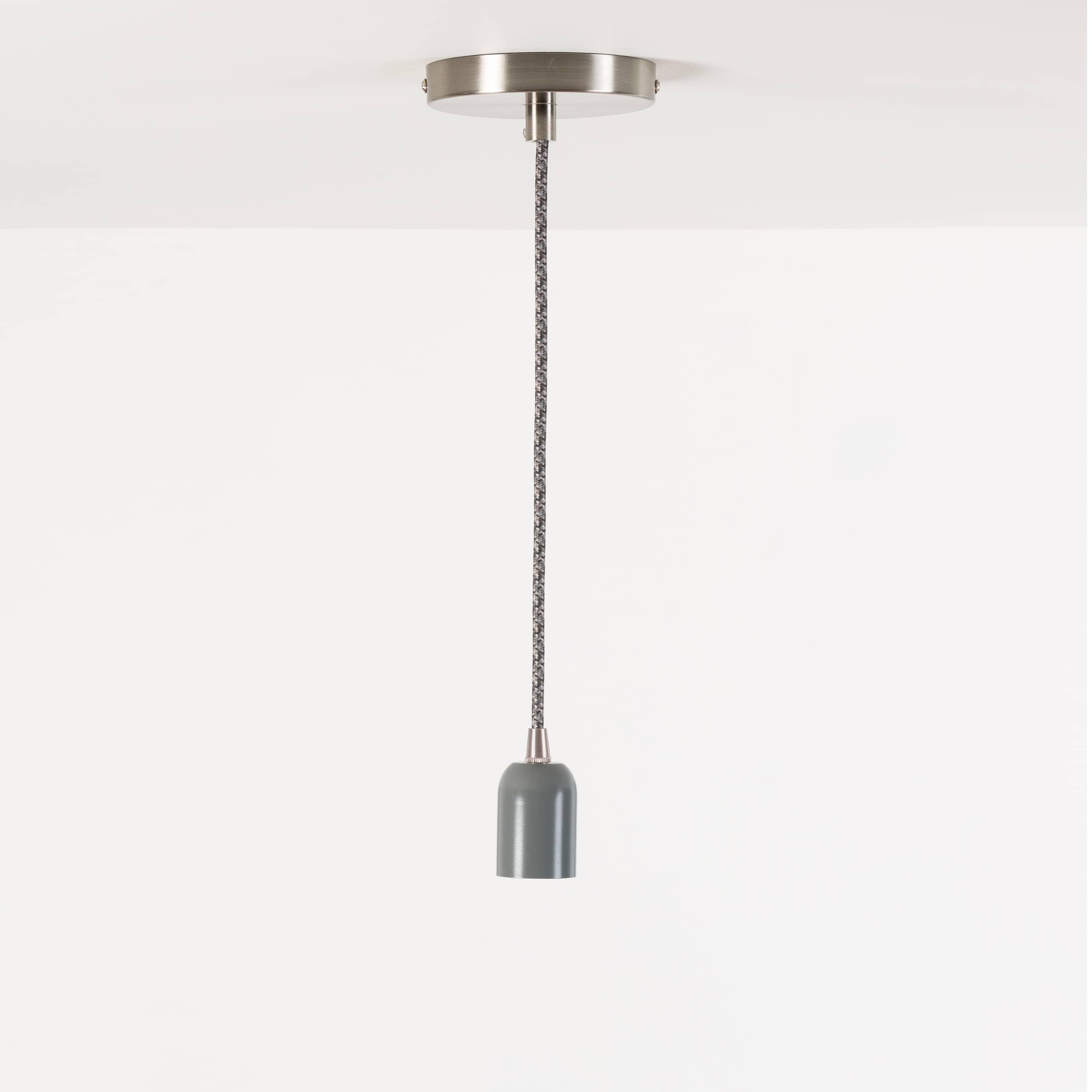 Cloth Covered Wire - Gray Tweed – Color Cord Company