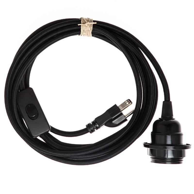 Socket Pendant Light Cord Kit | Shop Semi-Custom Hanging Lamp Kit | 25 ...