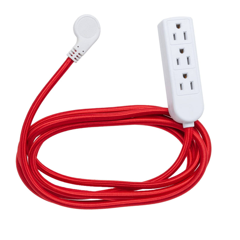 Unique Power Strip | Cloth-Covered | Color Cord Company
