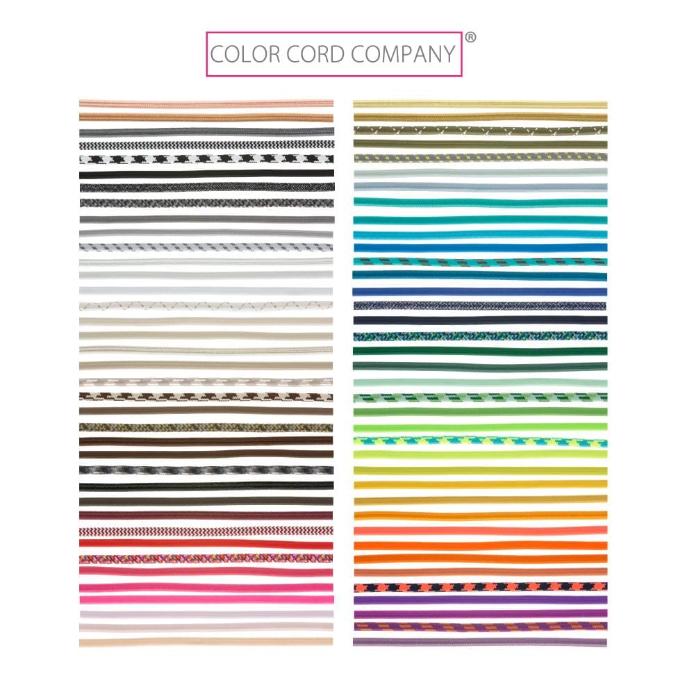 Color Samples - Solid Colors (4" length) – Color Cord Company