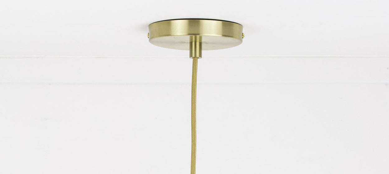 Single Port Ceiling Light Canopy | Shop Color Cord Company