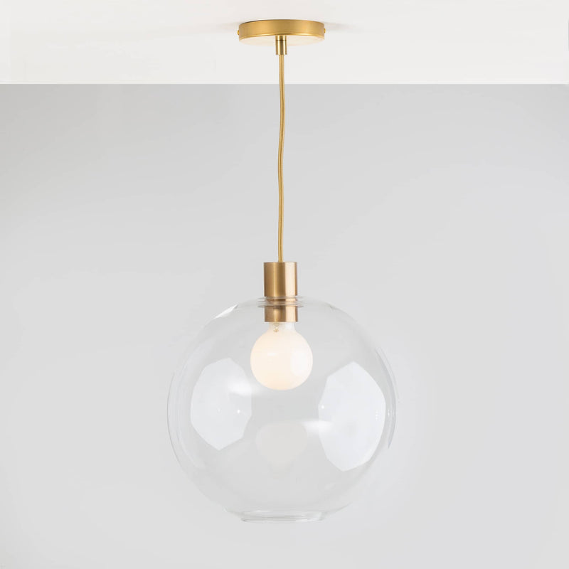 12-Inch AiO Globe Pendant Light | Color Cord Company