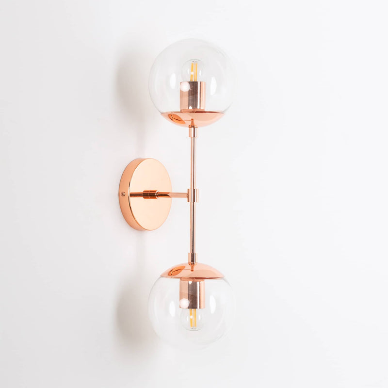 Mod Glass Globe Duo Light