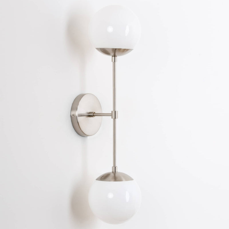 Mod Glass Globe Duo Light