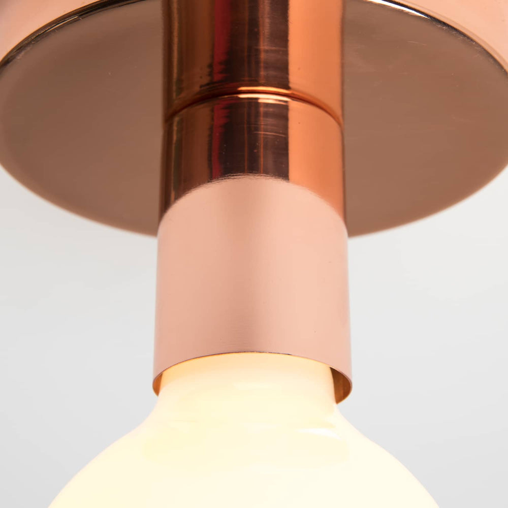 Button Light Flush Mount Fixture | Shop Color Cord Company