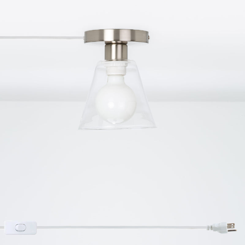 Button Light Flush Mount Fixture | Shop Color Cord Company