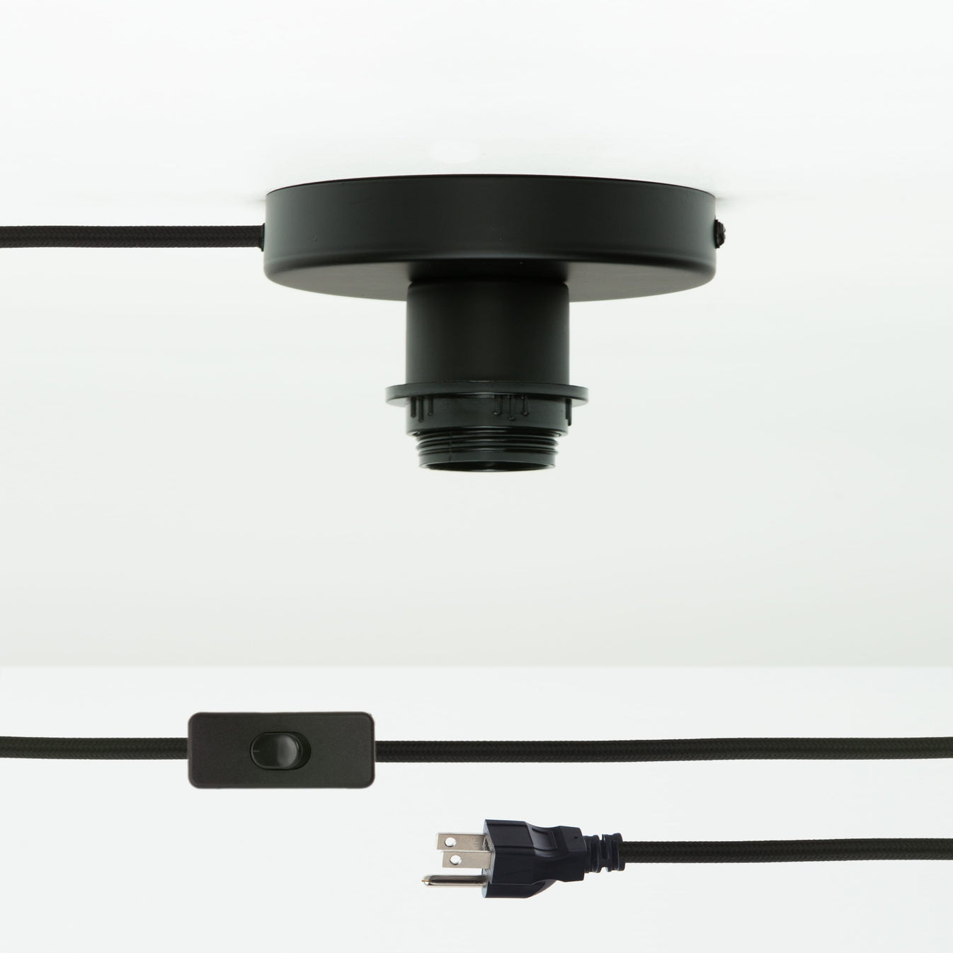 Small Shade-Ready Plug-In Light | Shop Color Cord Company