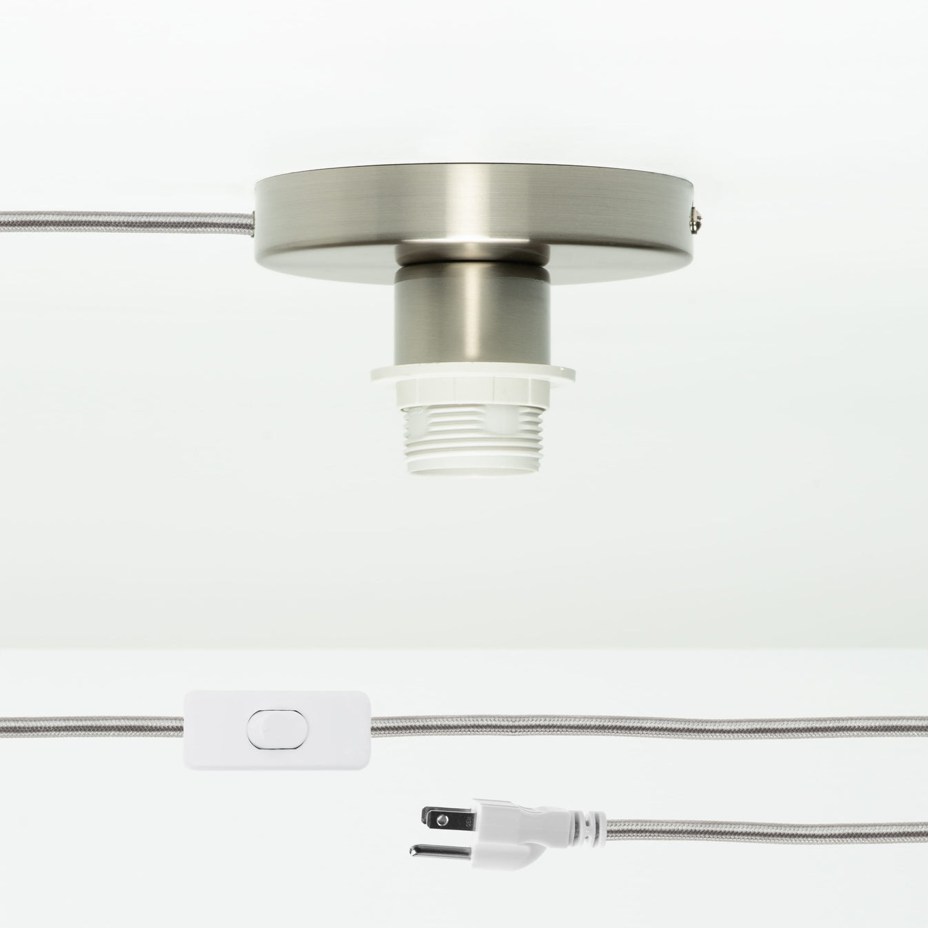 Small Shade-Ready Plug-In Light | Shop Color Cord Company