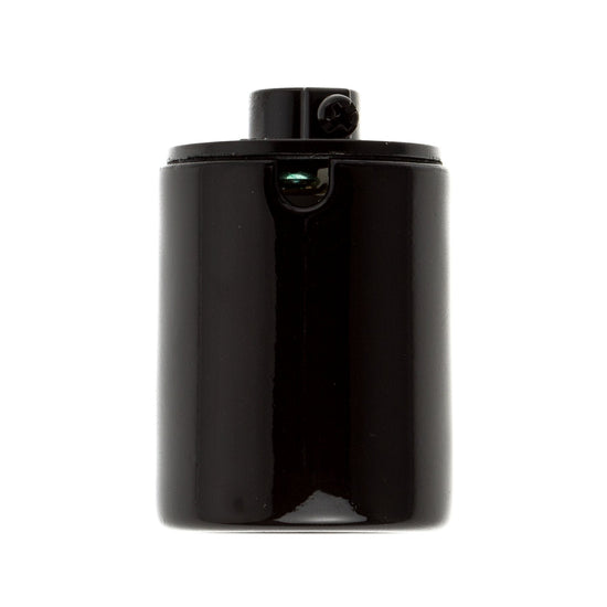 Grounded Porcelain Socket - Black – Color Cord Company