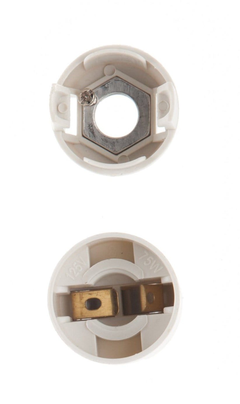 E12 Basic Socket - Ivory – Color Cord Company