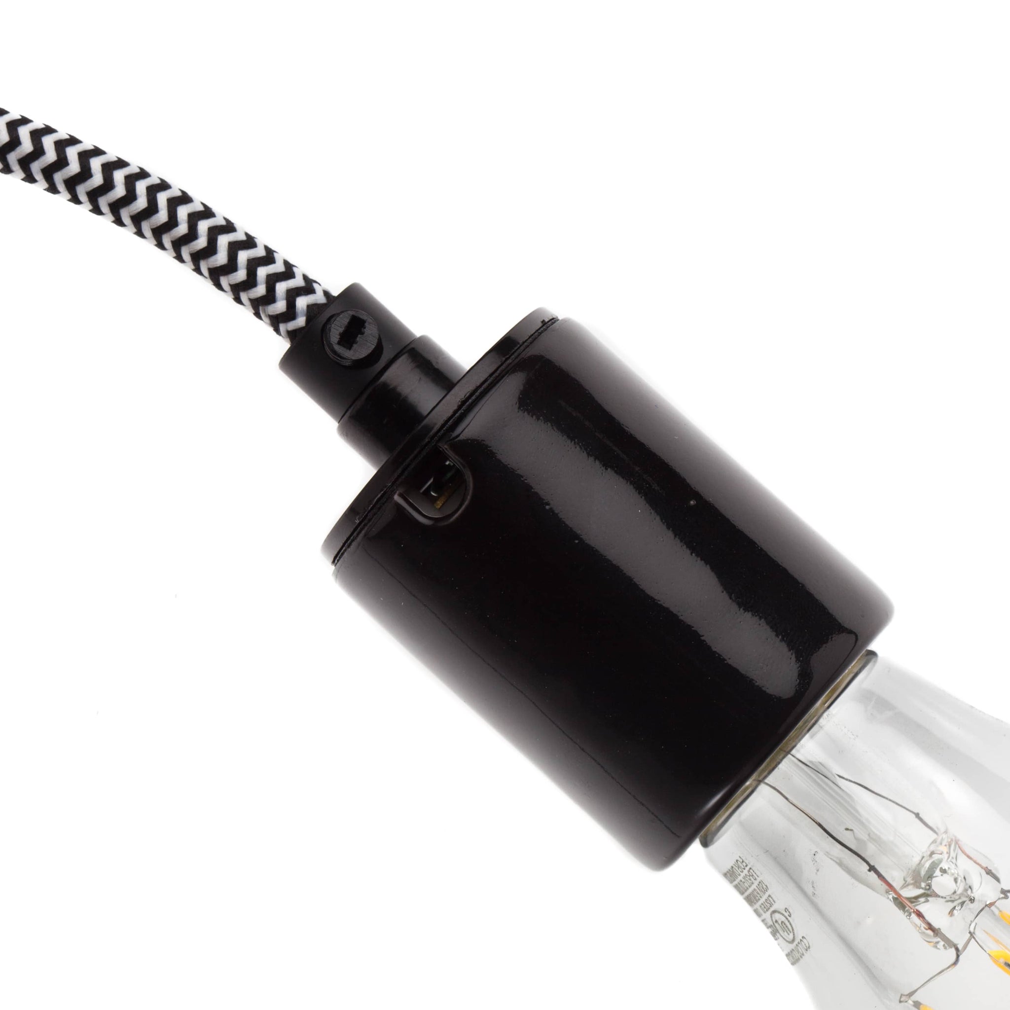 Cord Set With Socket | For Hanging Lamp | Color Cord Company