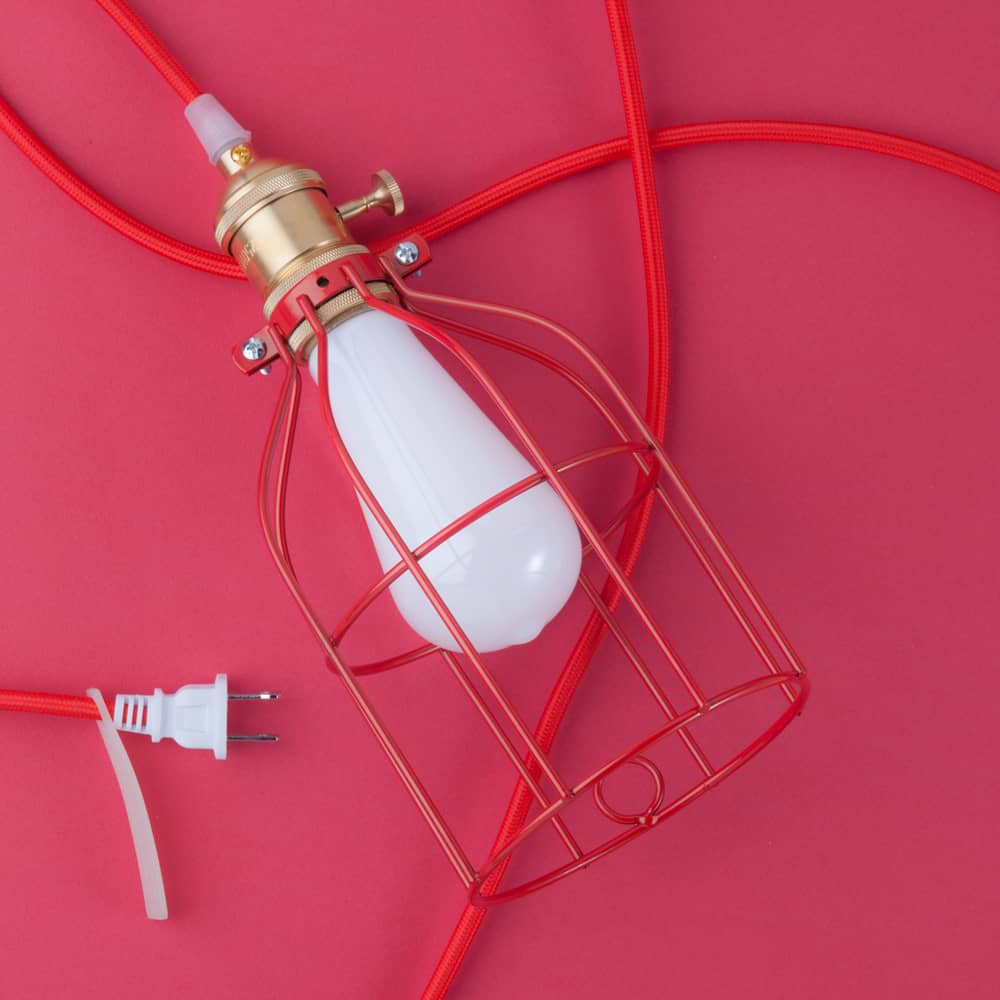 Cloth Covered Electrical Wire - Red – Color Cord Company