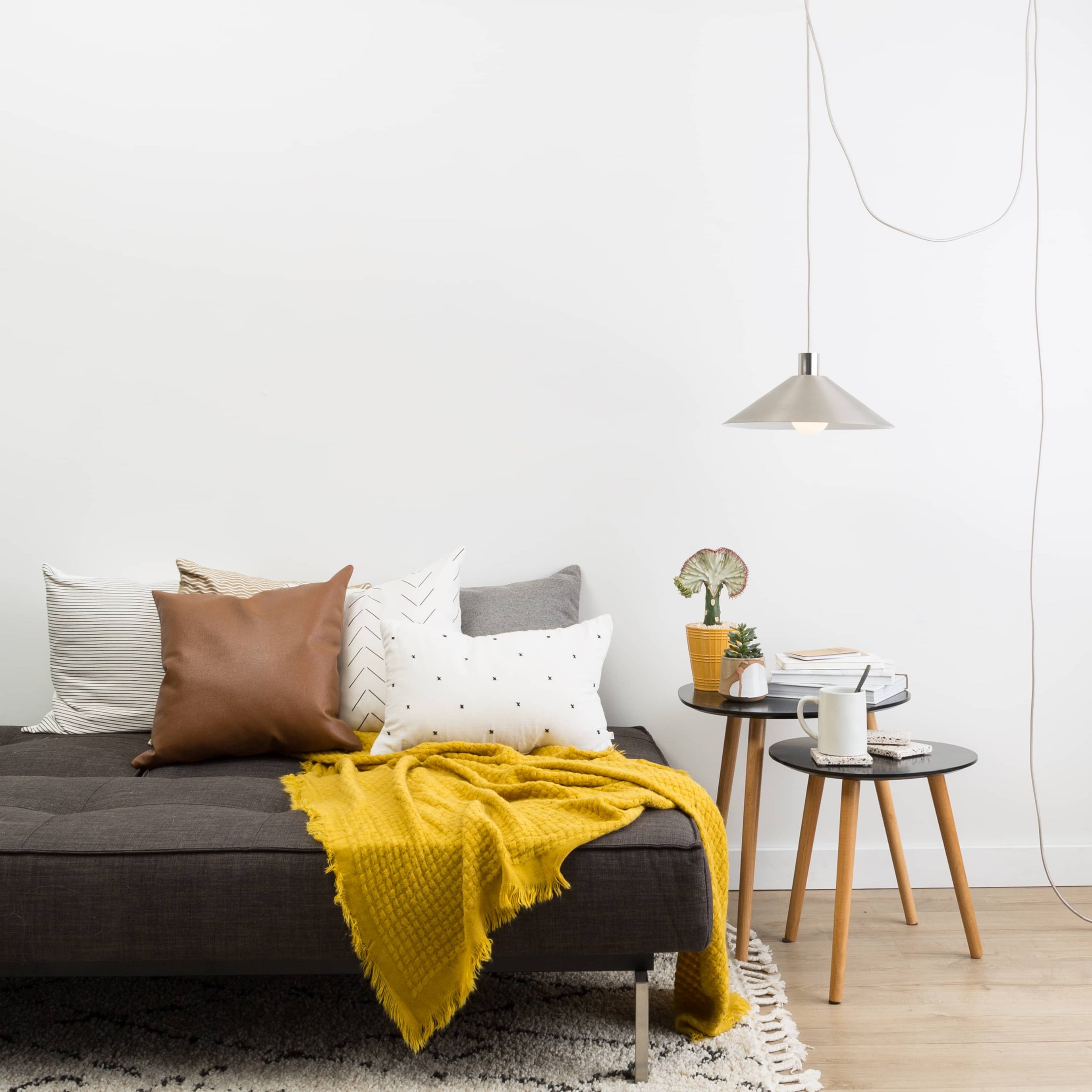 Modern Metal Shade Pendant | AiO | Color Cord Company