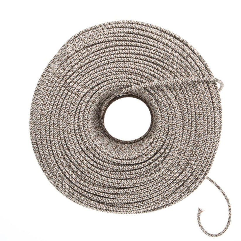 Cloth Covered Wire - Neutral Tweed – Color Cord Company