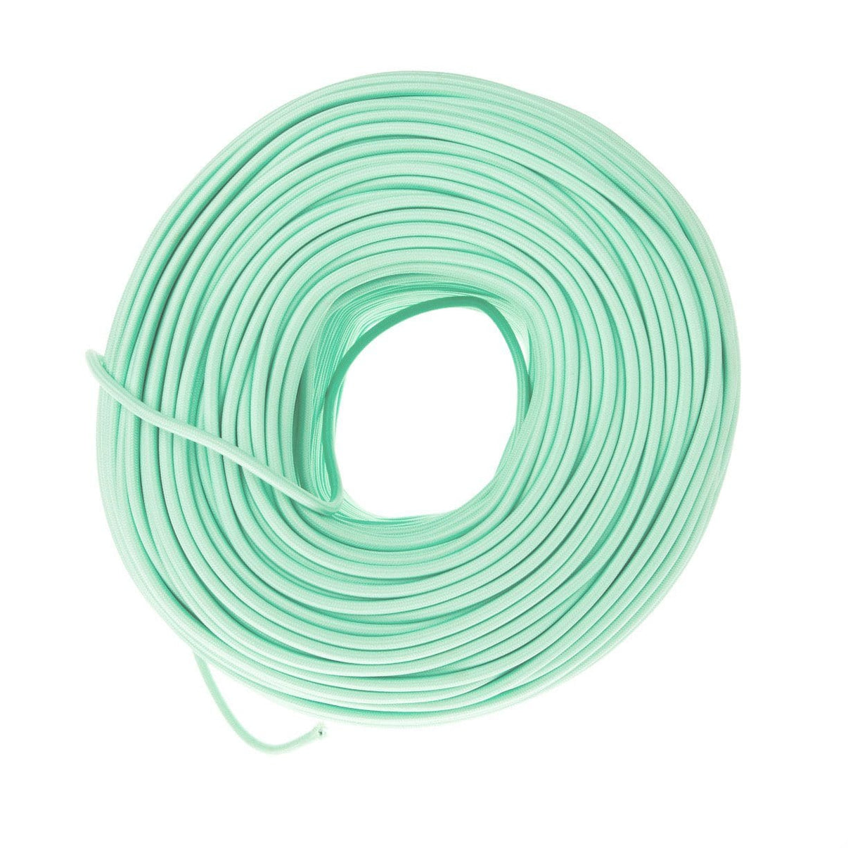 Cloth Covered Cord, 18g, Mint Green | Color Cord Company