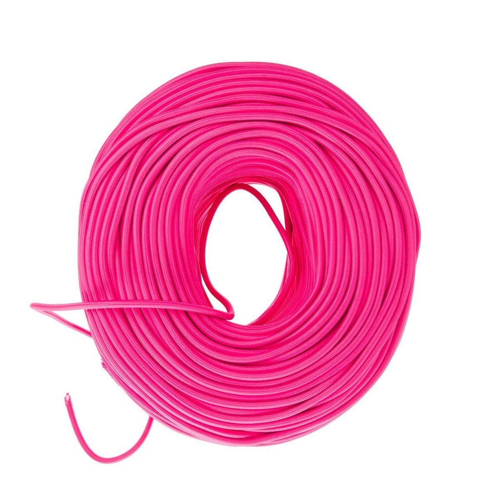 Cloth Covered Wire - Hot Pink – Color Cord Company