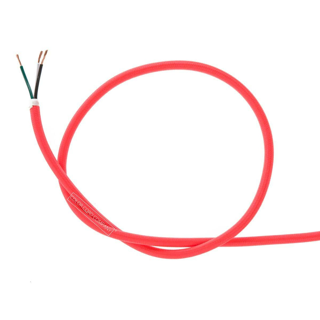 Cloth Covered Wire - Neon Coral – Color Cord Company