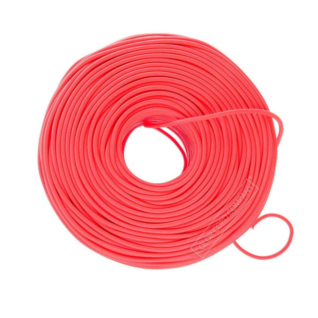 Cloth Covered Wire - Neon Coral – Color Cord Company
