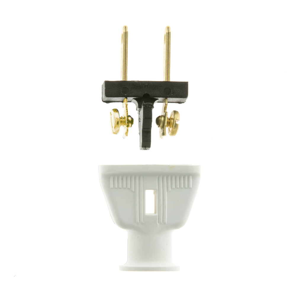 Plug End | 2-Prong Plug | Rubber Plug | Color Cord Company