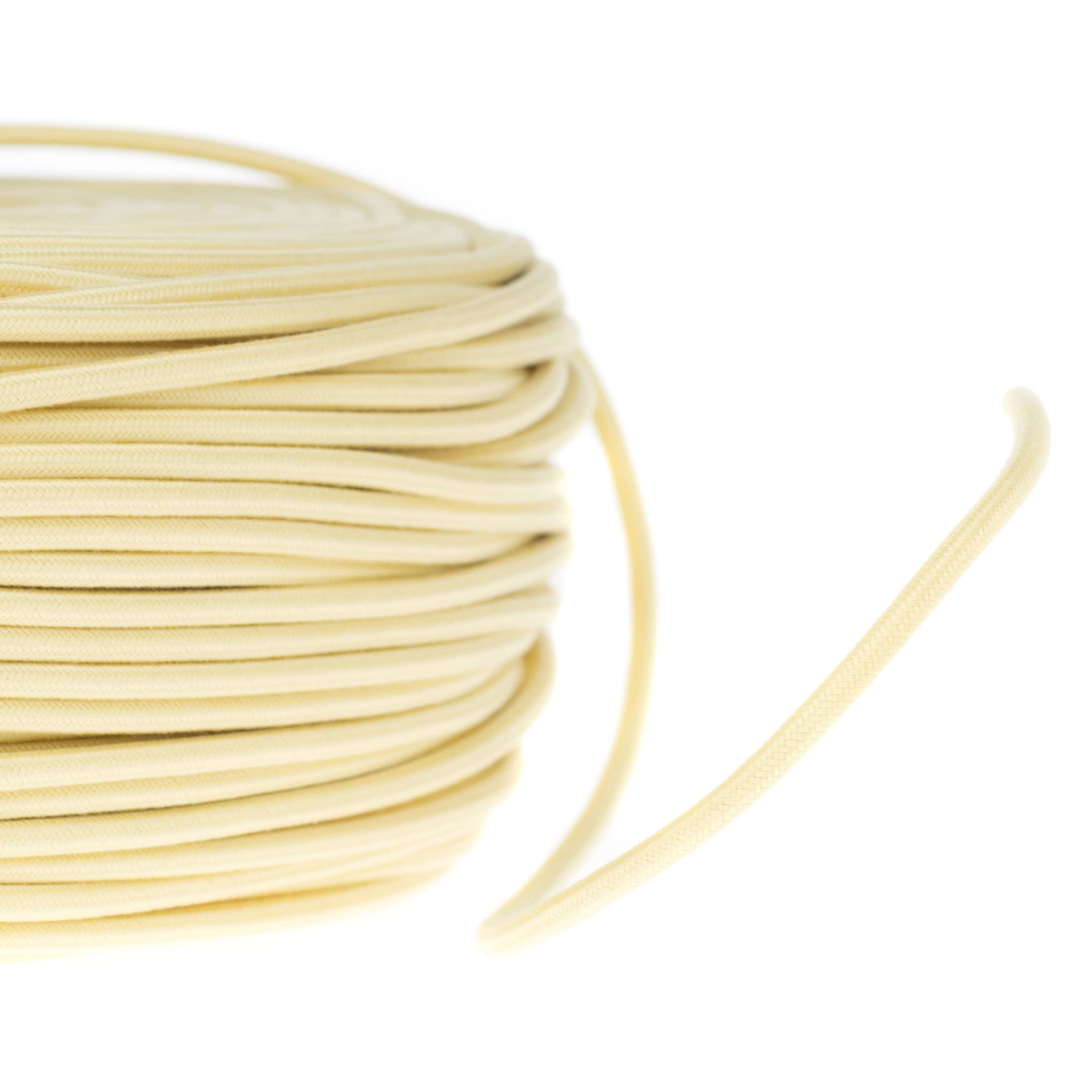 Cloth Covered Wire - Pale Yellow – Color Cord Company